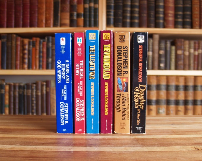 Six Vintage Stephen R. Donaldson Science Fiction / Fantasy Paperbacks ...