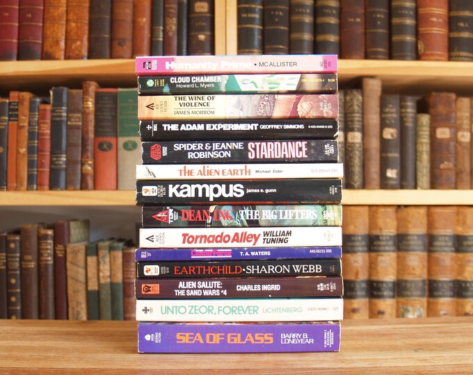 Big Collection of 55 Vintage Science Fiction Paperbacks From the 1970s ...