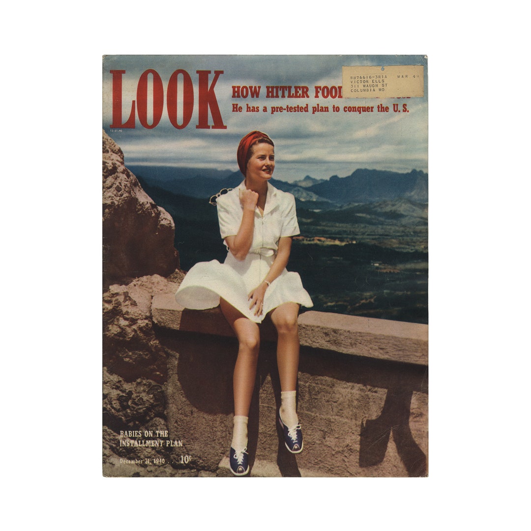 Look Magazine: December 31, 1940 - Hollywood, World War II and Vintage ...