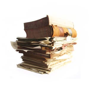 Bulk Lots of Antique Paper Saved From Disbound Books - Free US Shipping ...