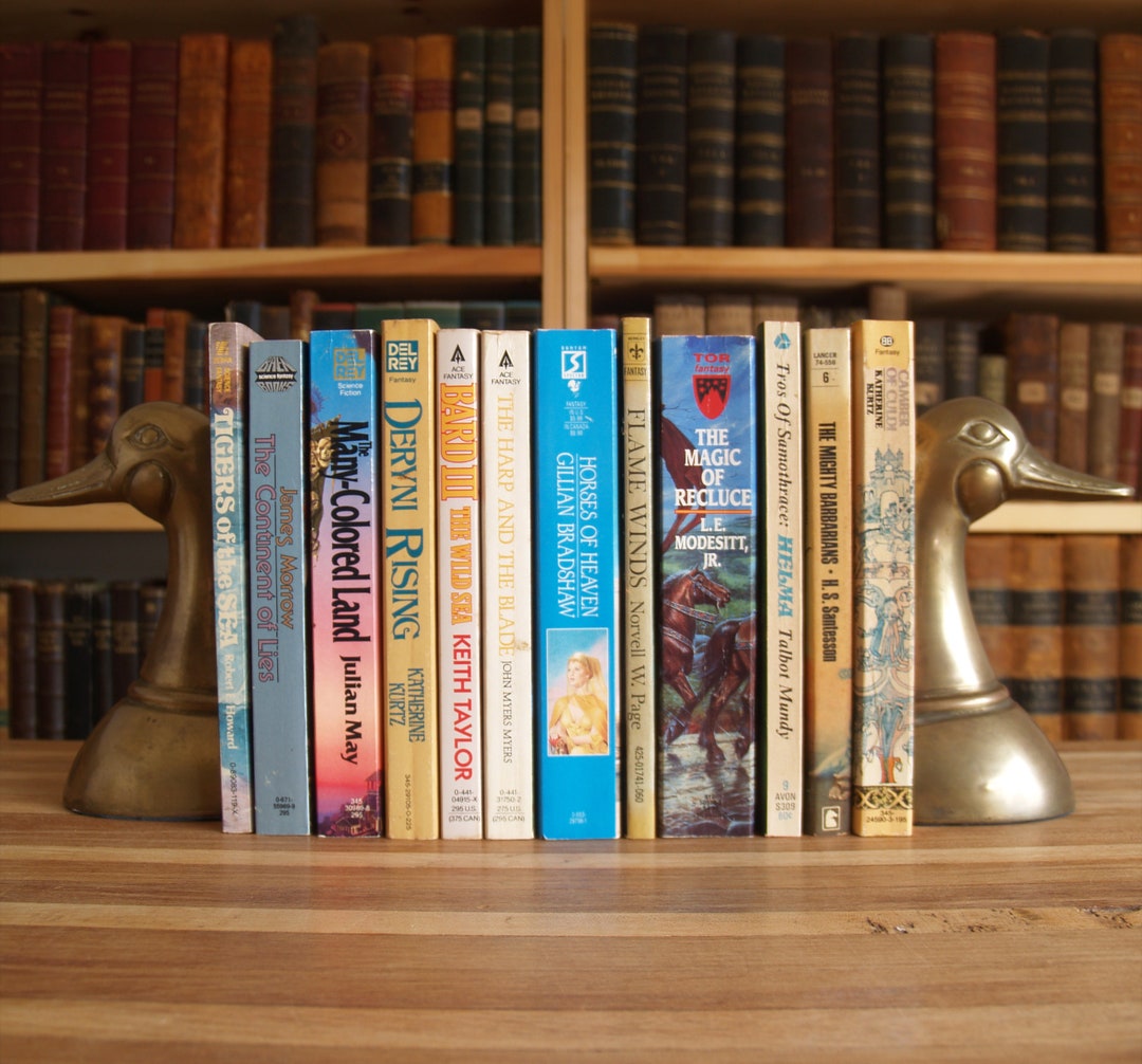 Collection of Twelve Vintage Fantasy Paperbacks From the 1970s-80s ...