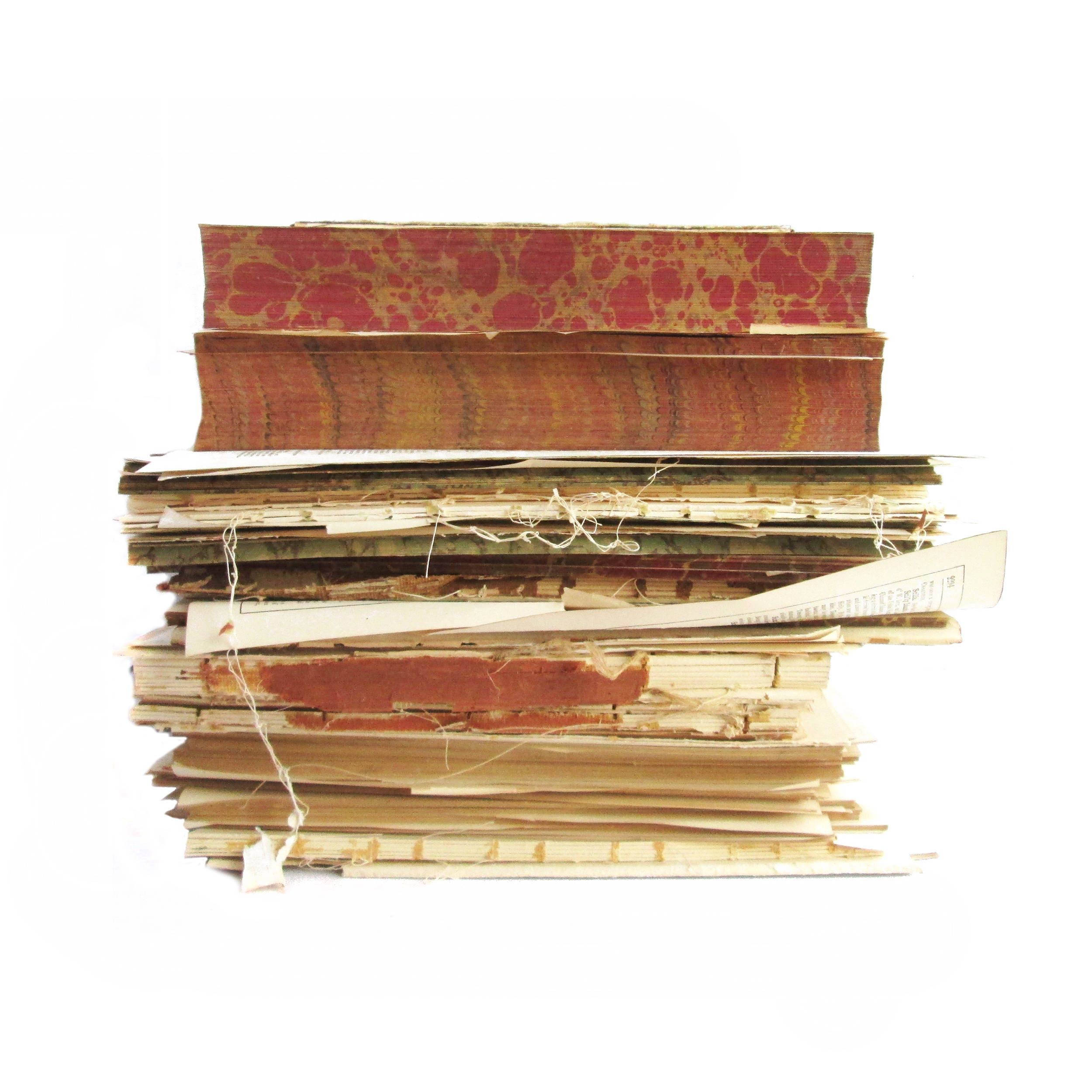 Bulk Lots of Antique Paper Saved From Disbound Books Free US - Etsy