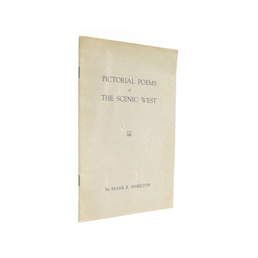 Pictorial Poems of the Scenic West - Vintage Self-published Yellowstone ...