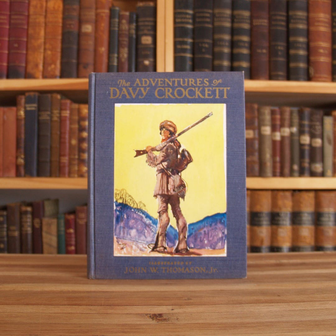 The Adventures of Davy Crockett Illustrated Children's Edition of ...