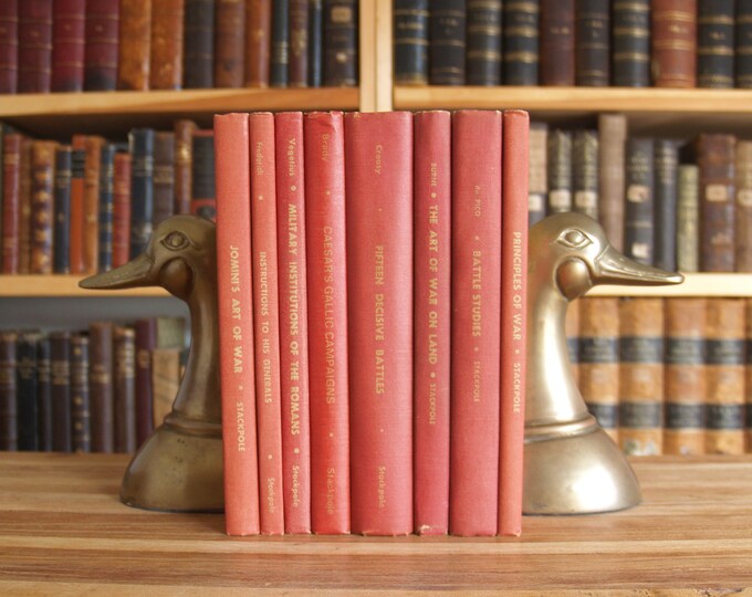 Set of Eight Vintage History Books From Stackpole's "military Classics ...