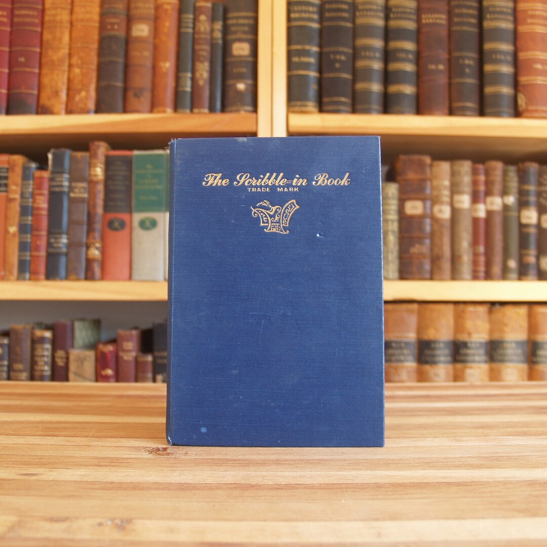 The Scribble-in Book Vintage Blank Book With Handwritten Poems Free US ...