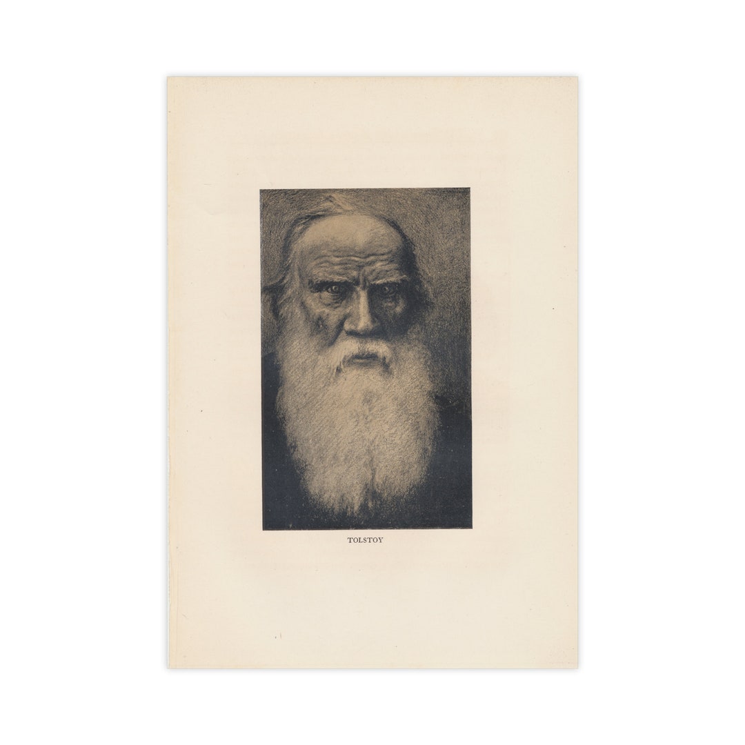Tolstoy, Virgil, and Whitman - Collection of Three Portrait Prints From ...
