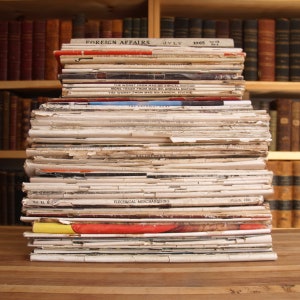 Big Stack of 60 Magazines From the 1910s-1980s Life, Saturday Evening ...