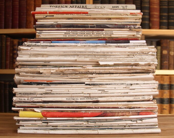 Big Stack of 60+ Magazines From the 1910s-1980s - Life, Saturday ...
