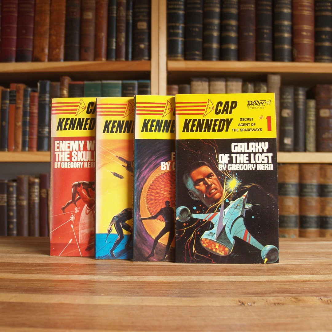 Collection of Four Vintage Science Fiction Paperbacks From the "cap ...