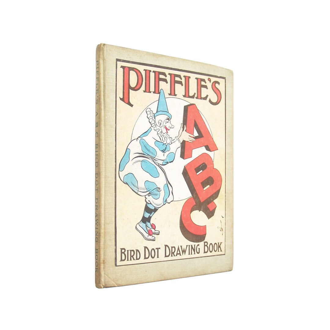 Piffle's ABC Bird Dot Drawing Book - Vintage Children's Connect-the ...