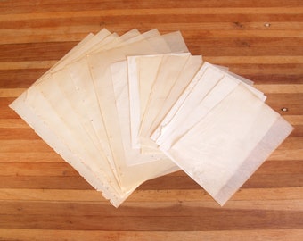 15 Blank Sheets of Antique Paper Saved From Disbound Books Free US ...