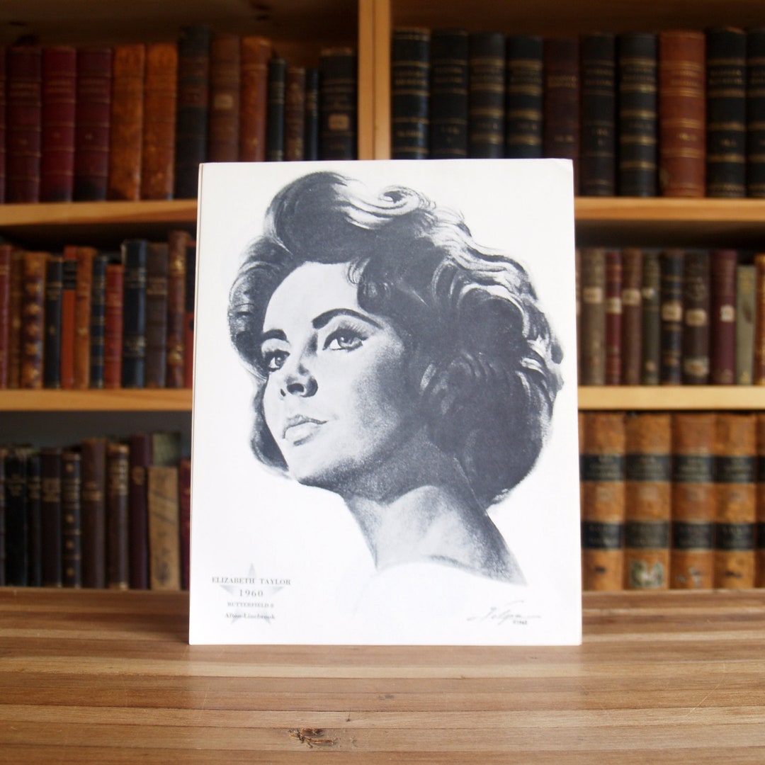 Collection of 70+ Vintage Prints Featuring Hollywood Greats by Artist ...