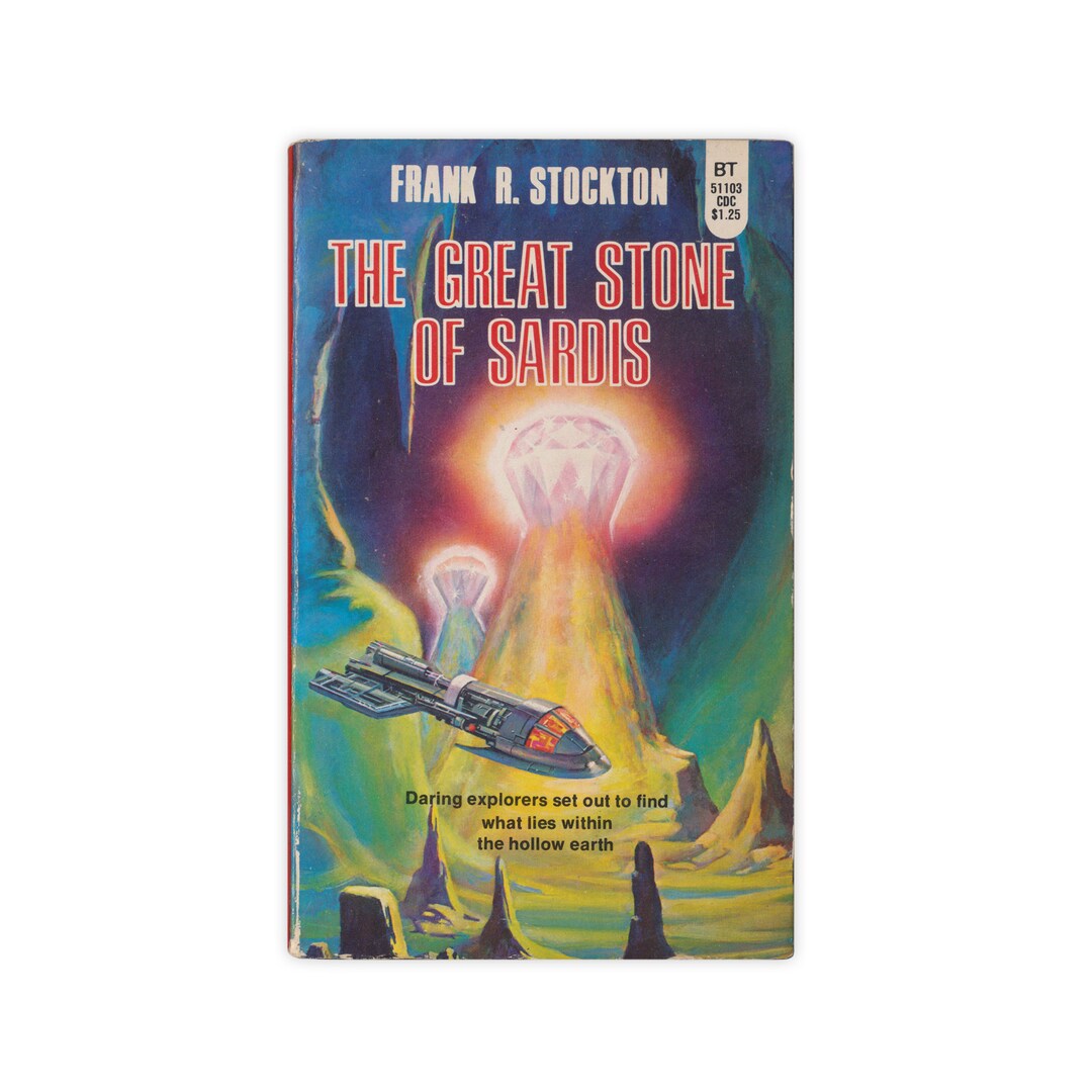 The Great Stone of Sardis - Vintage Science Fiction Paperback by Frank ...
