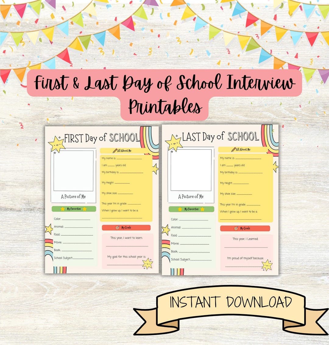 First and Last Day of School Interview | Back to School Interview ...