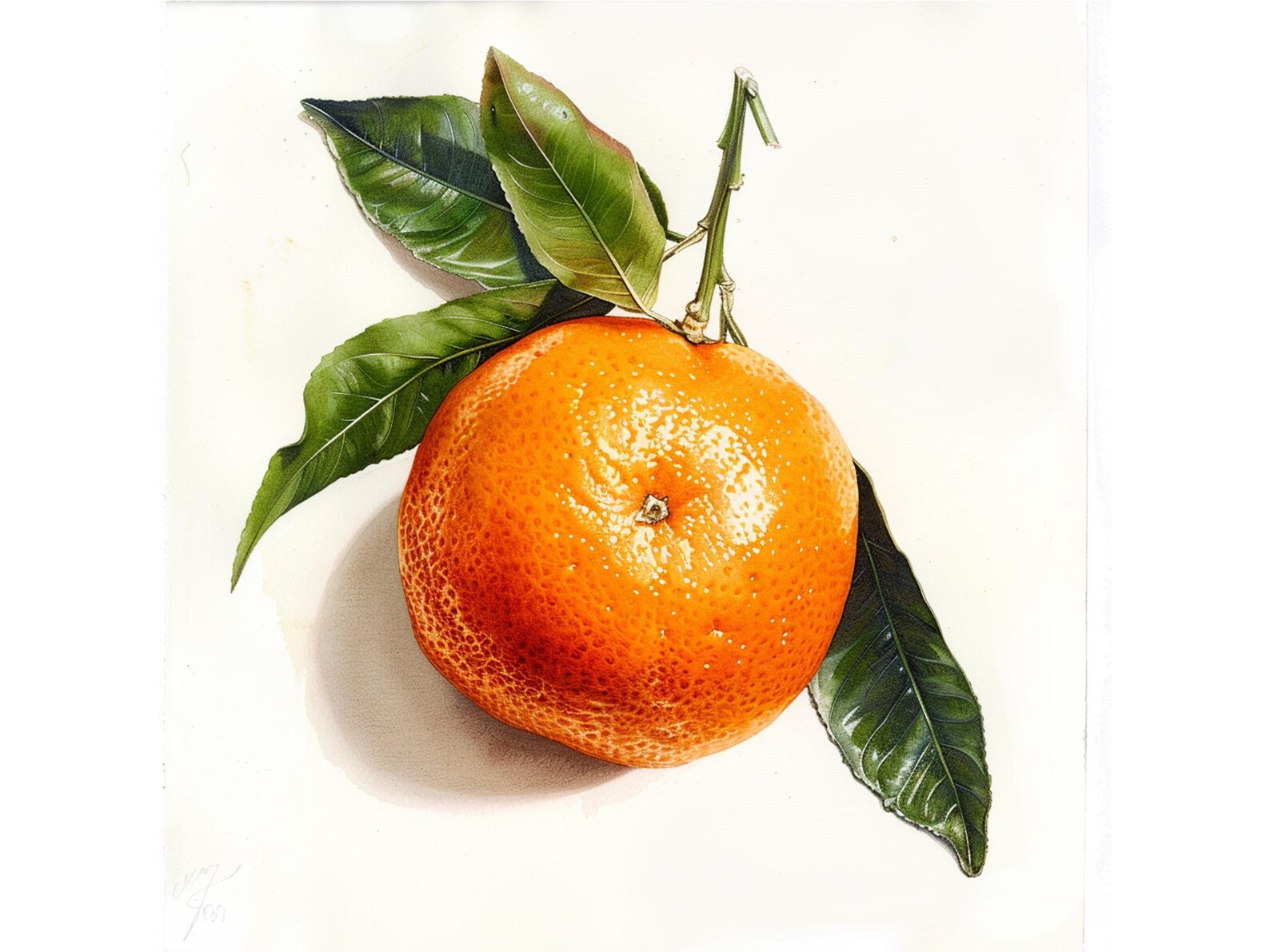 Oranges Watercolor Clipart Bundle Images of Refreshing Summer Orange ...