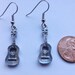 Ukulele Charm Earrings Silver Pewter Charms Surgical Steel Earwires Usa ...