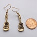 Ukulele Charm Earrings Gold Pewter Charms Dangle Usa-made - Etsy
