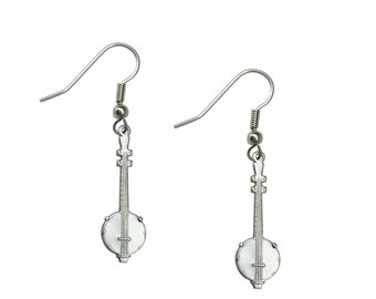 Banjo Earrings - Etsy