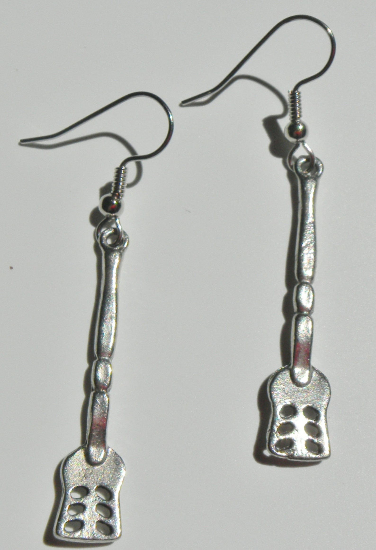 Spatula Charm Earrings Silver Pewter Made in USA Chef Gourmet | Etsy