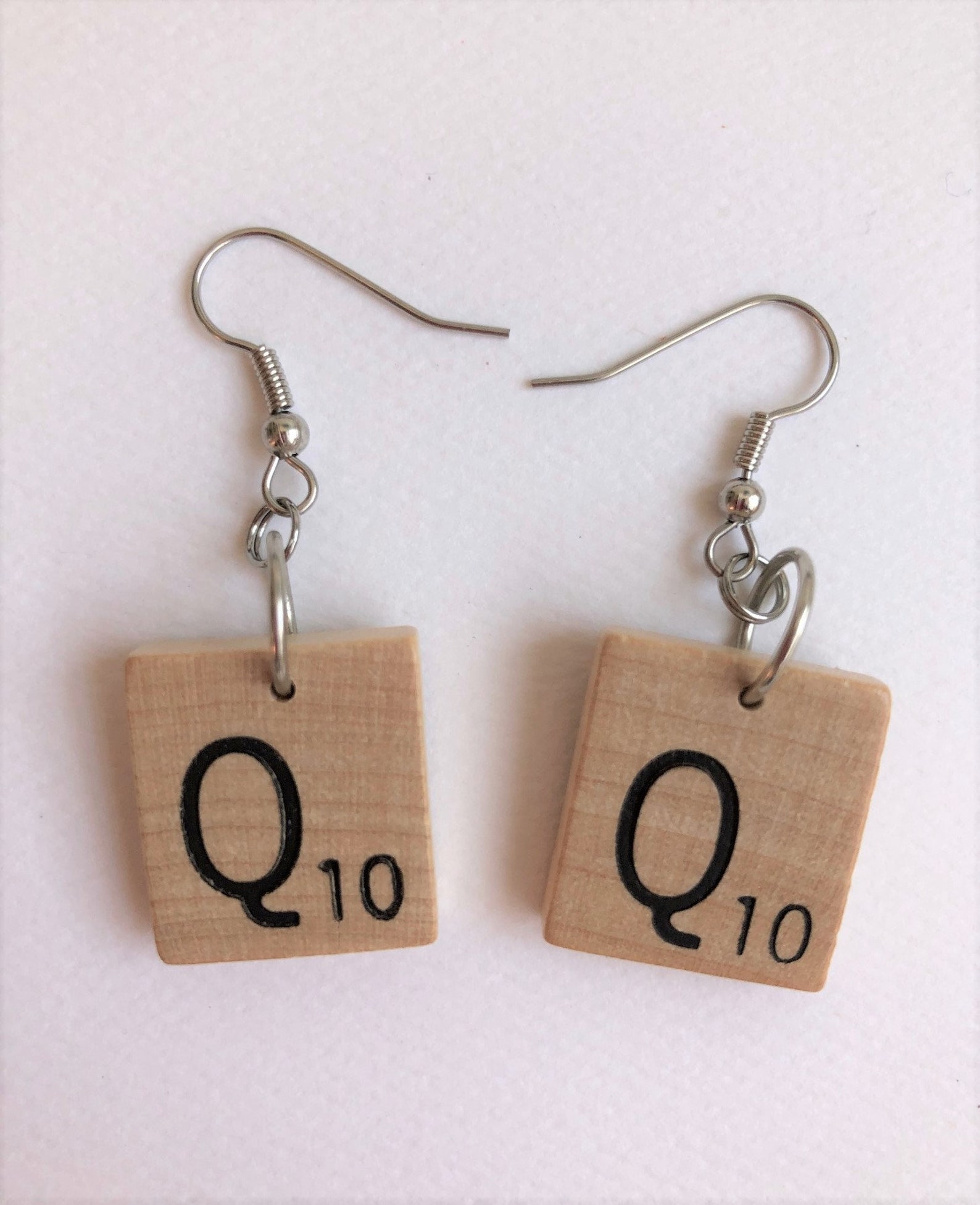 Scrabble Earrings All Letters Available Choose Any Initials Vintage ...