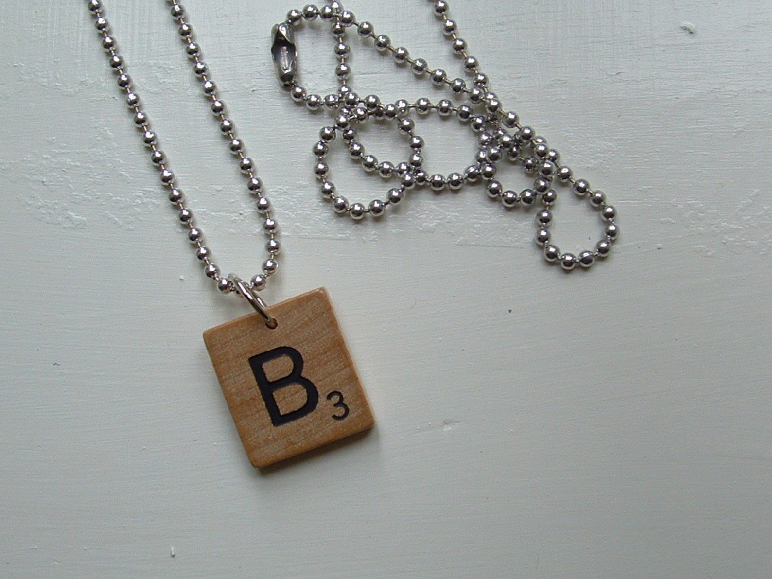 Scrabble Necklace Pendant All Letters Tiles Available Choose - Etsy