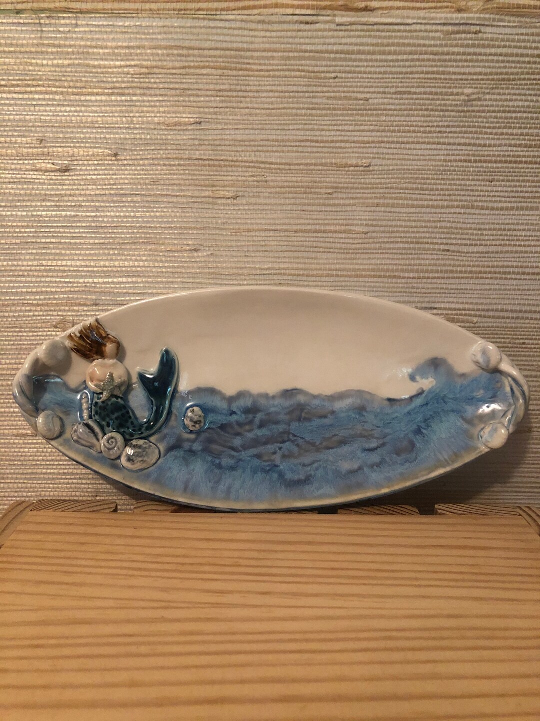 Handmade Porcelain Mermaid Serving Dish - Etsy