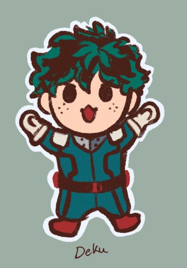 My Hero Academia Chibi Character Stickers - Etsy