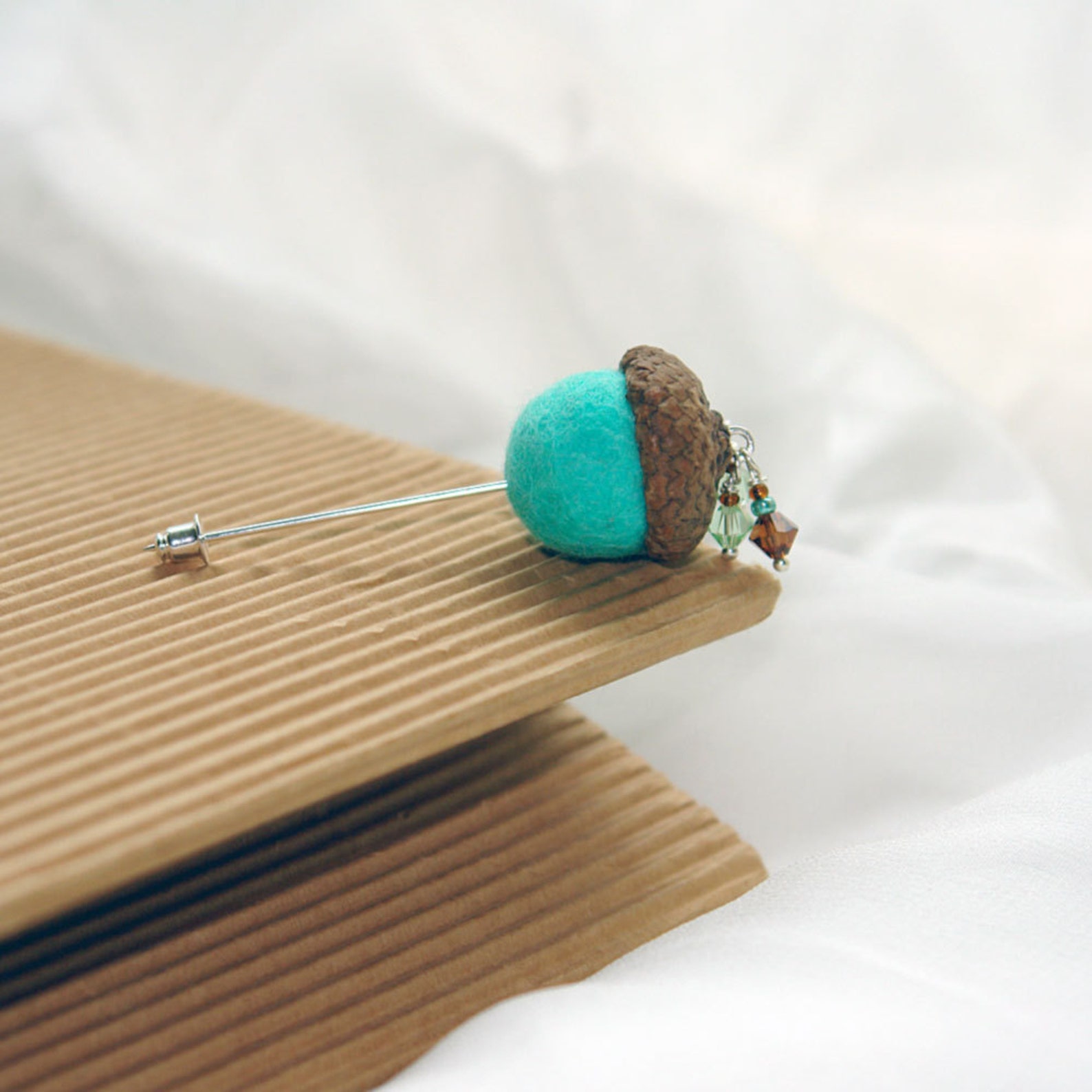 Felt Acorn Pin the Cute Acorn to Wake up for New Day Hand | Etsy