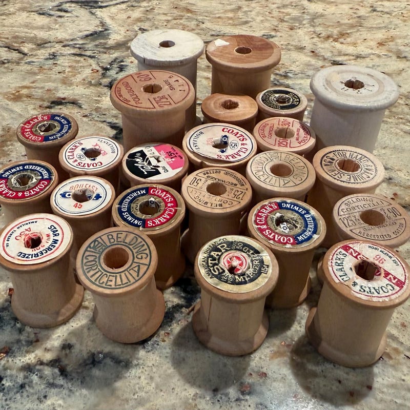 Old Thread Spools - Etsy