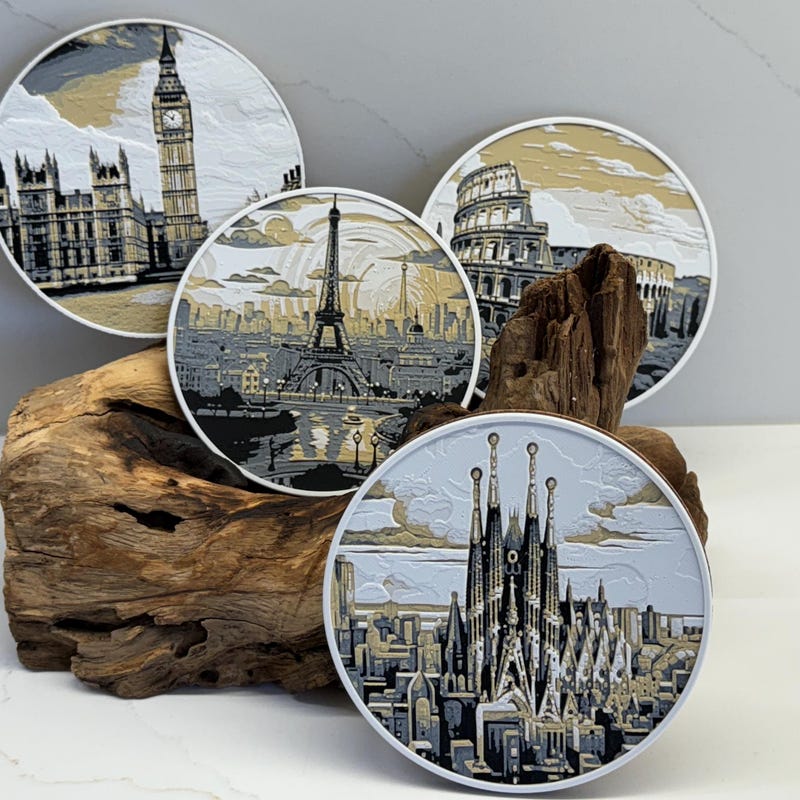 London Coasters - Etsy