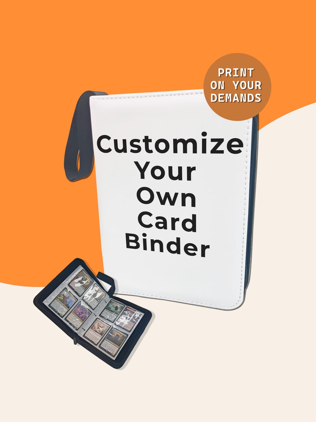 Custom Trading Card Binders, 4&9 Pocket, Pu-leather, Removable Sheets ...