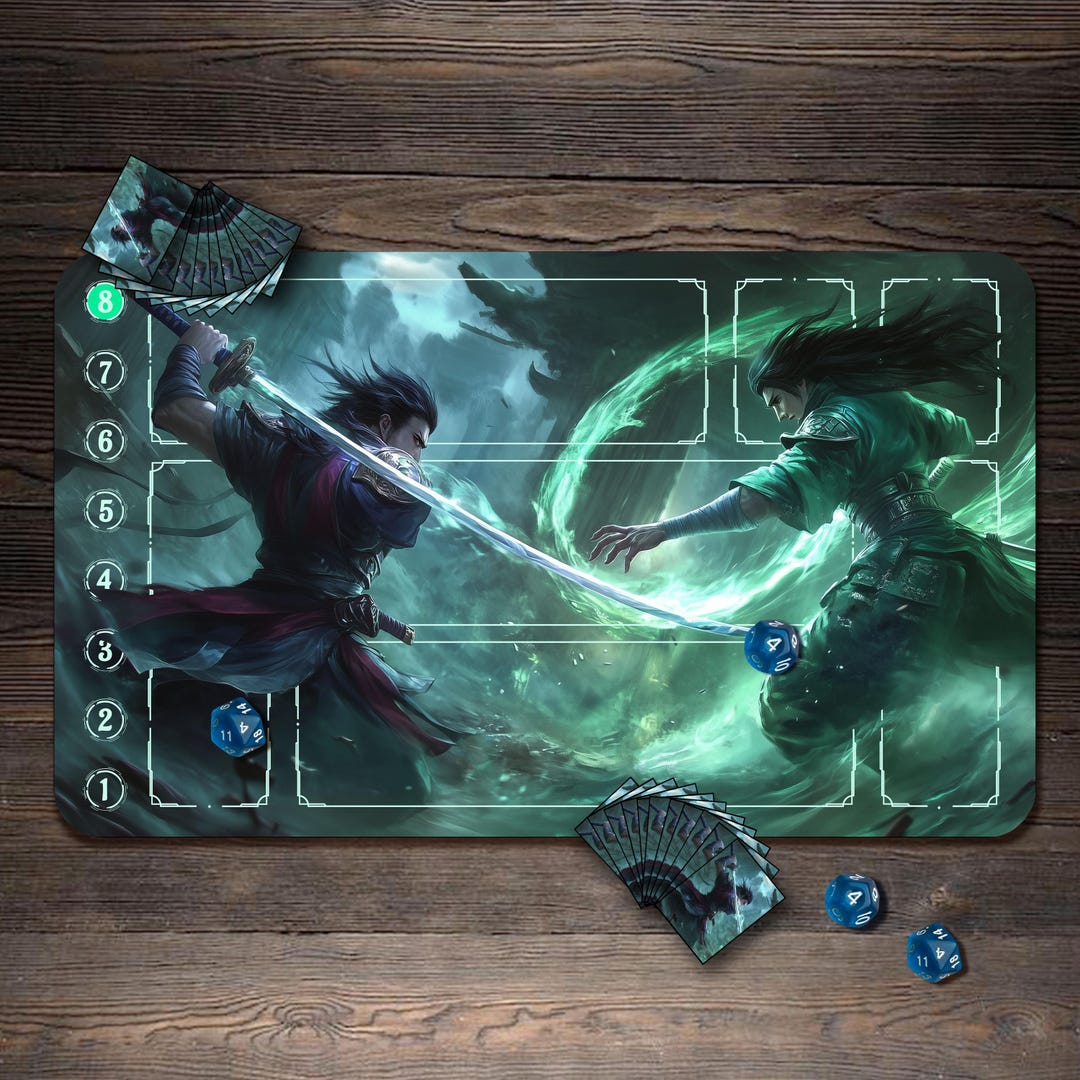 Yasuo Riftbound Playmat - Trading Card Game Mat - 24"x14" or 31"x15.5 ...