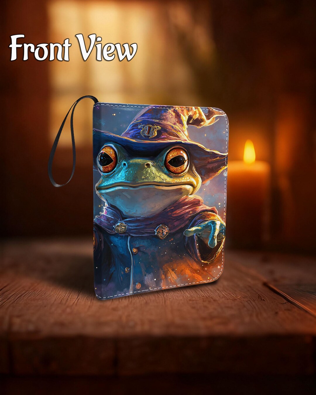 4/9 Pocket Trading Card Binder, Frog Commander Theme, PU Leather, Full ...