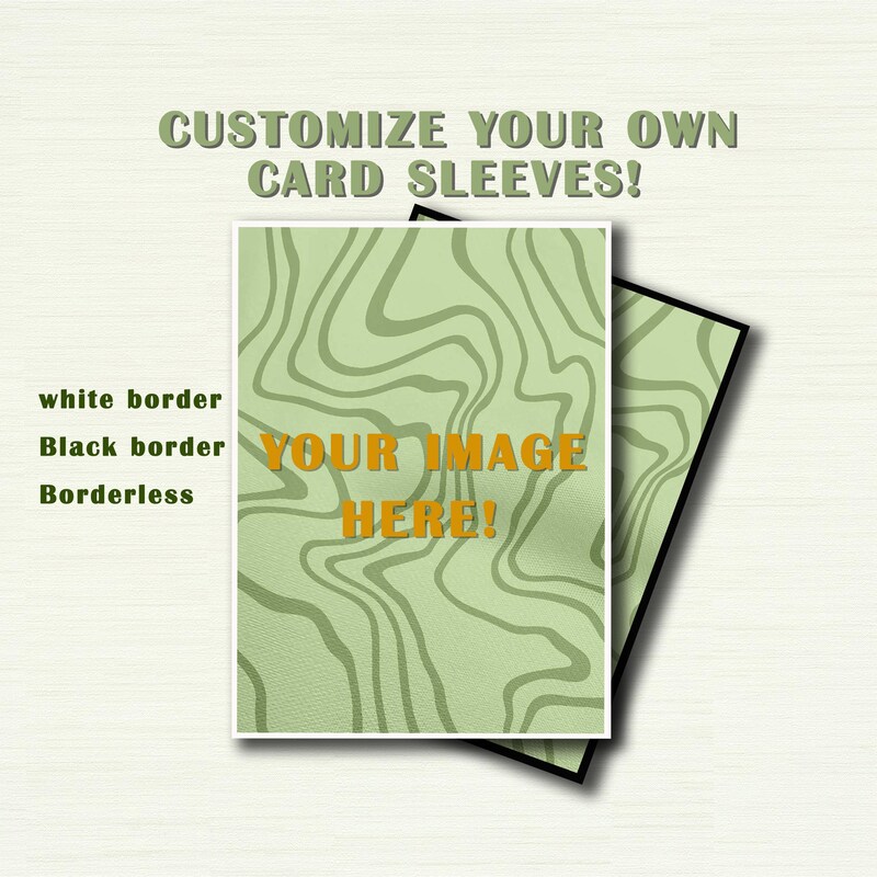 Custom Card Sleeves - Etsy