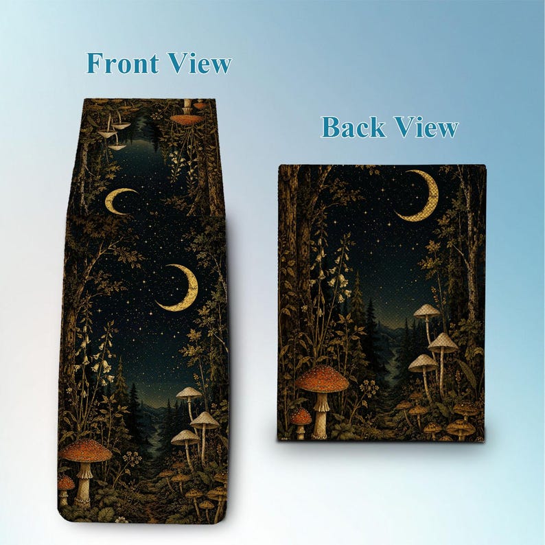 MTG Deck Box With Commander Display, Holds 100+ Sleeved Cards, Moonlit ...