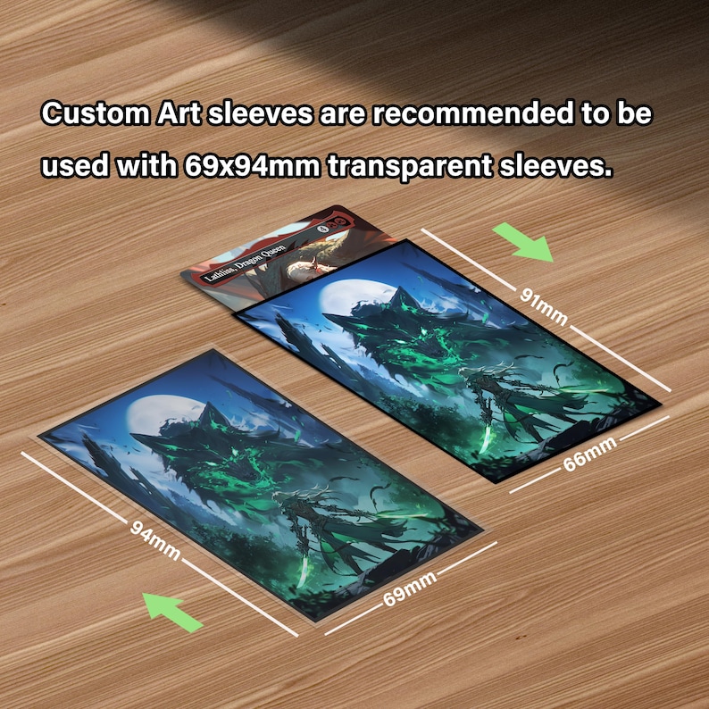 Mtg Sleeves Wolf, Matte Art Card Sleeves, Foil/holo, Gamer Gift, 66x91 ...