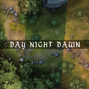 Forest Path Battlemap - Dnd Battle Map, VTT, D&D, 5e, Roll20, Foundry ...