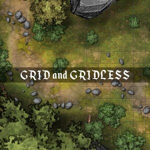Forest Path Battlemap - Dnd Battle Map, VTT, D&D, 5e, Roll20, Foundry ...