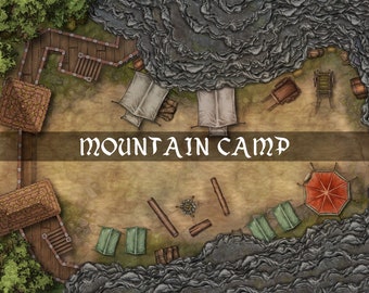 Forest Path Battlemap - Dnd Battle Map, VTT, D&D, 5e, Roll20, Foundry ...