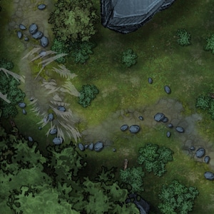 Forest Path Battlemap - Dnd Battle Map, VTT, D&D, 5e, Roll20, Foundry ...