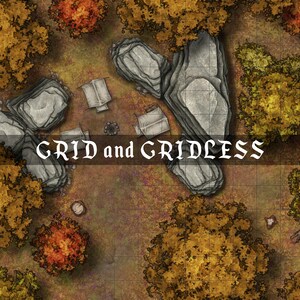 Autumn Forest Camp Battlemap - Dnd Battle Map, VTT, D&D, 5e, Roll20 ...