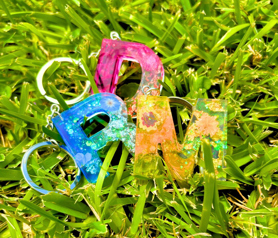 Fully Custom Letter Keychain - Etsy