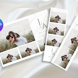 Photo Booth White Baby's Breath and Marble Template | Photobooth ...