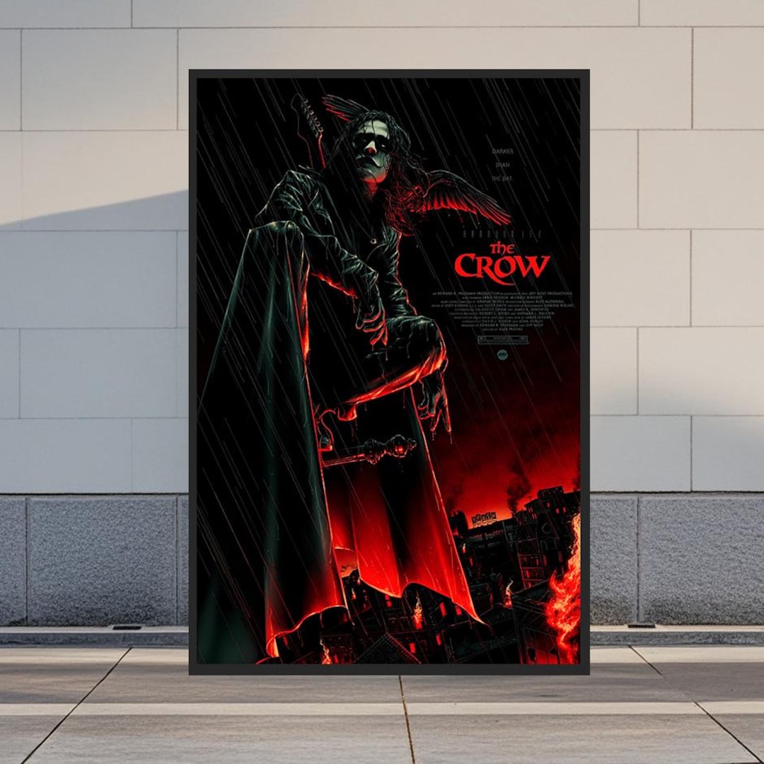 The Crow Movie Poster,room Decor, Art Poster for Gift,gift for Friends ...