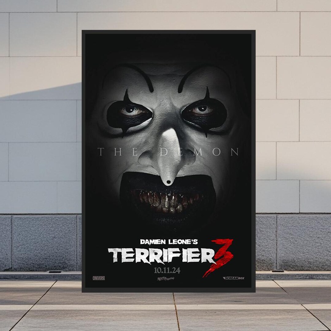 Terrifier 3 Movie Poster,room Decor, Art Poster for Gift,gift for ...