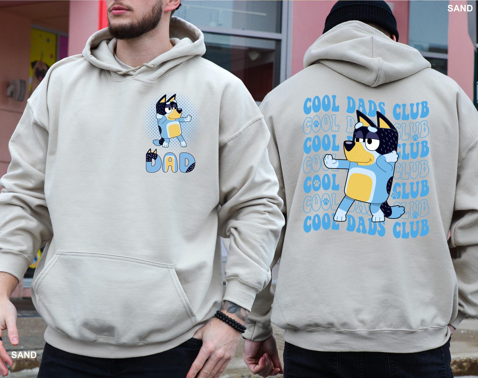 Bluey Cool Dad Club Hoodie, Bandit Cool Dad Club Hoodie, Bandit Heeler ...