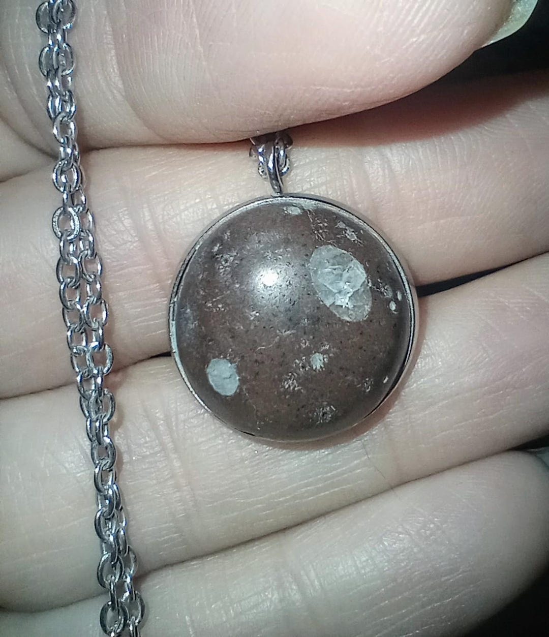 Basalt With Quartz in Stainless Steel - Etsy