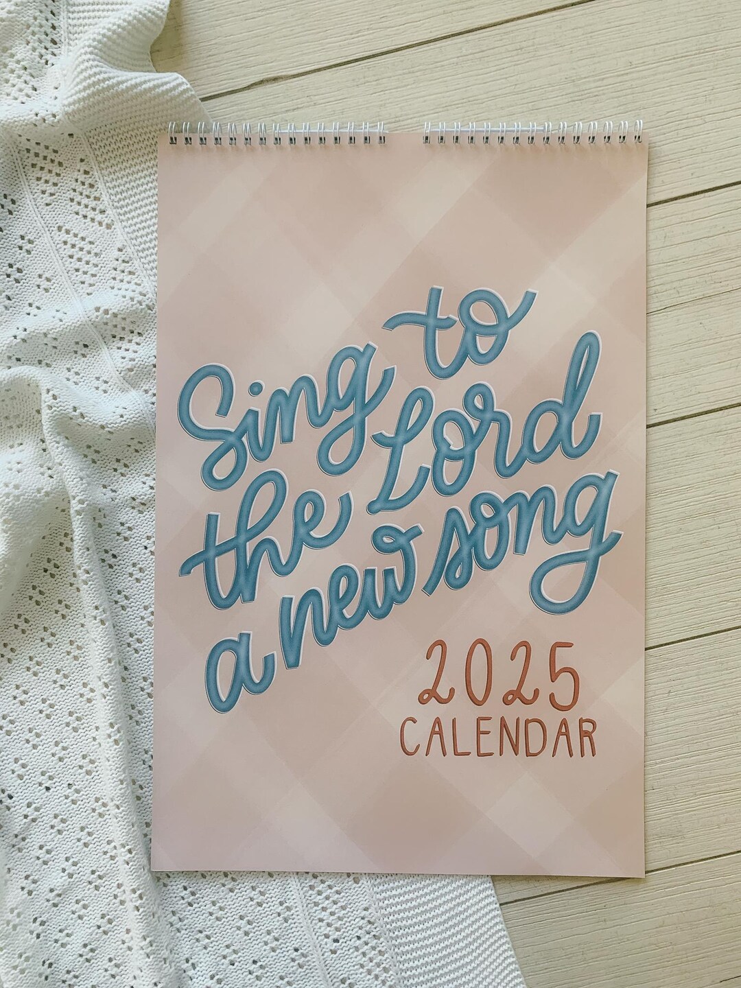 2025 Monthly Calendar, Sing to the Lord, Hymn Wall Art, Hymn Lyrics ...
