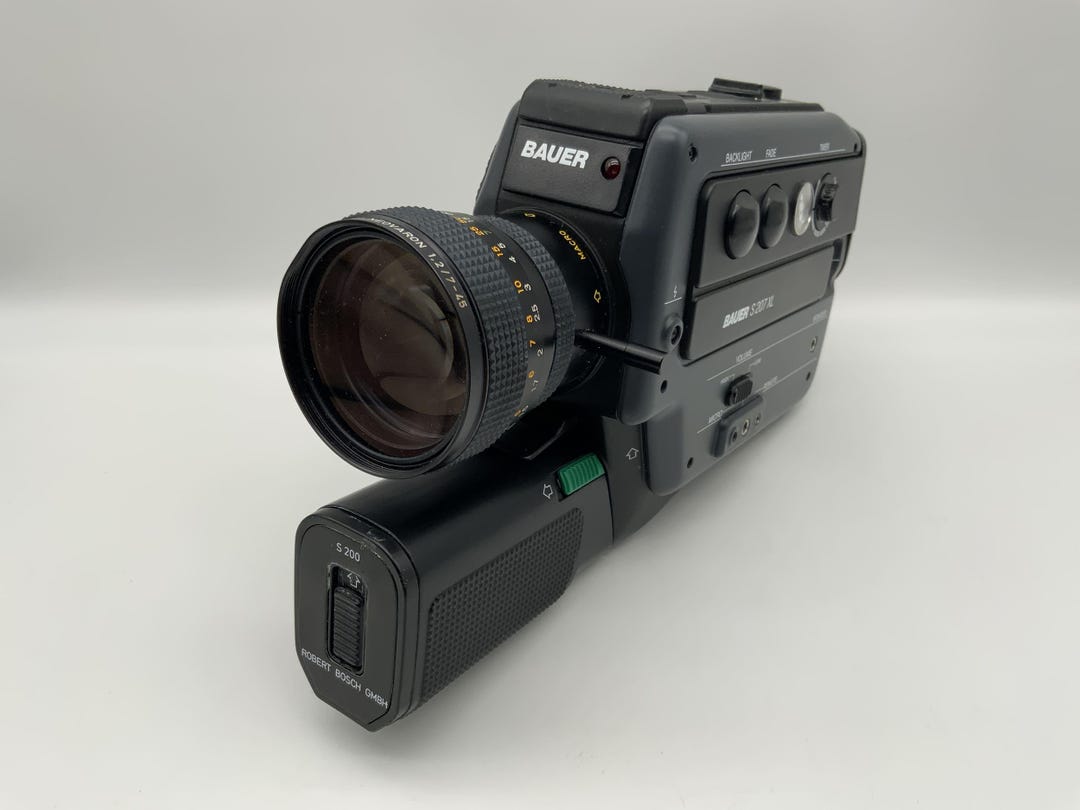 Braun S 207 XL Film Camera With Neovaron 1.2/7-45 Super 8 Camera Movie ...